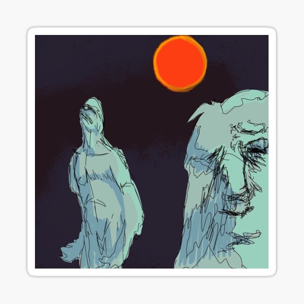 "oooo waaa wowooo" Sticker by BonesBoko | Redbubble