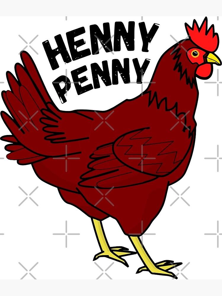 "Henny Penny Pentagon Chicken" Poster for Sale by C-DesignsMerch | Redbubble