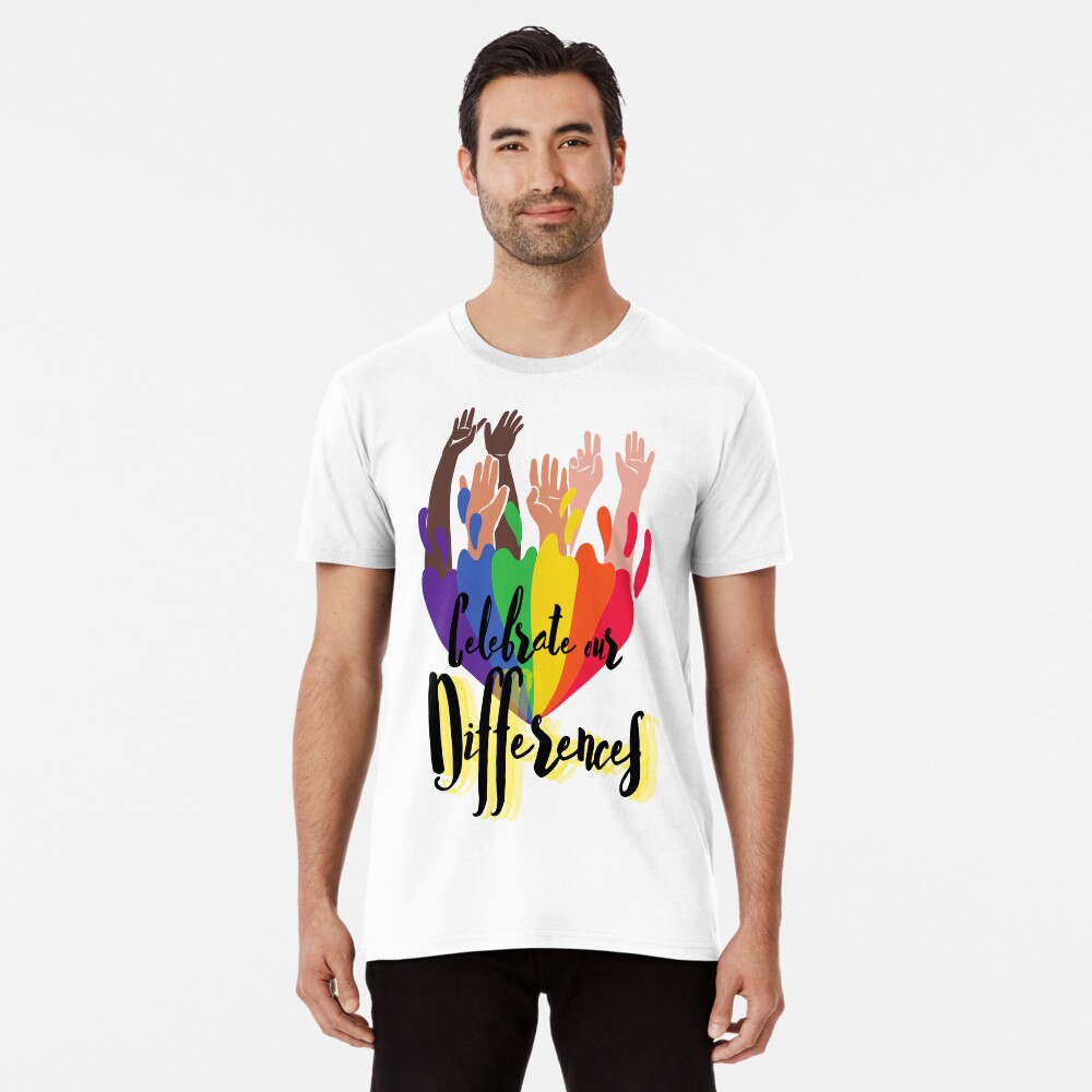 "Celebrate Differences" Poster for Sale by DrGingyWho | Redbubble