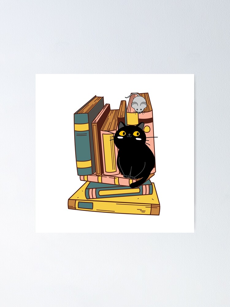 "Smart Black Cat" Poster by silviaol | Redbubble