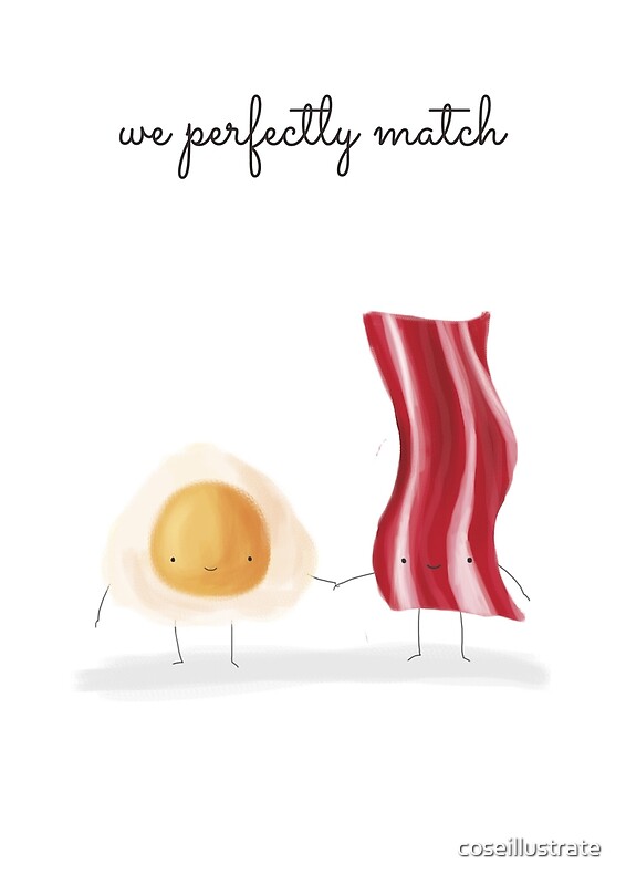 "We perfectly match" by coseillustrate | Redbubble