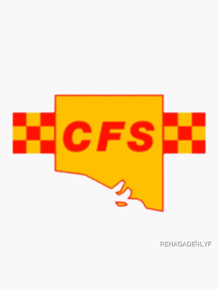 "CFS - logo" Sticker for Sale by RENAGADE4LYF | Redbubble