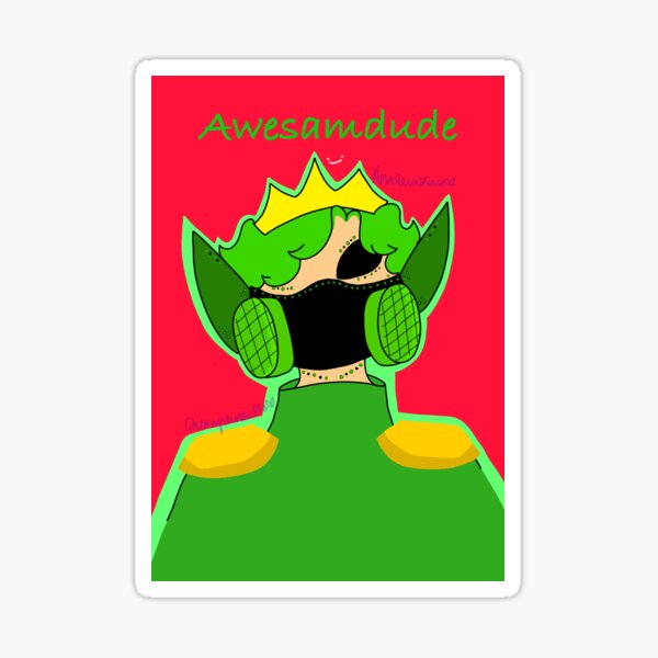 "Awesamdude" Sticker by Ana4evalove | Redbubble