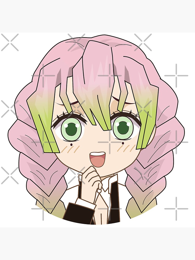 "mitsuri KNY chibi fanart by horoharo" Art Print for Sale by horo-haro ...