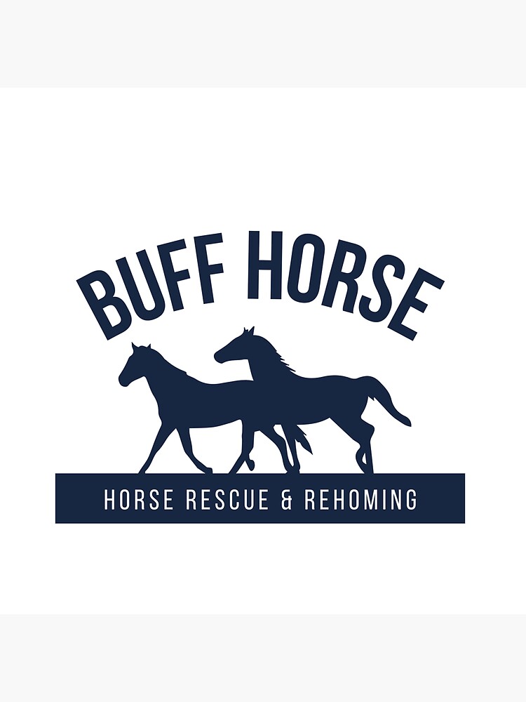 "Buff horse, buff horses design" Sticker for Sale by Margarita82 ...