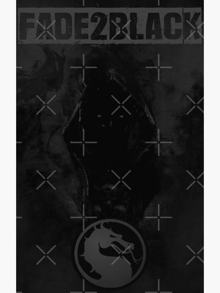 "FADE2BLACK" Sticker by Daviscoatings | Redbubble