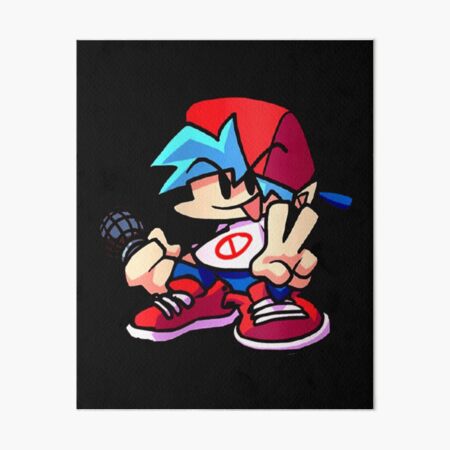 "FNF-friday night funkin" Art Board Print by pelifpjanskyc | Redbubble