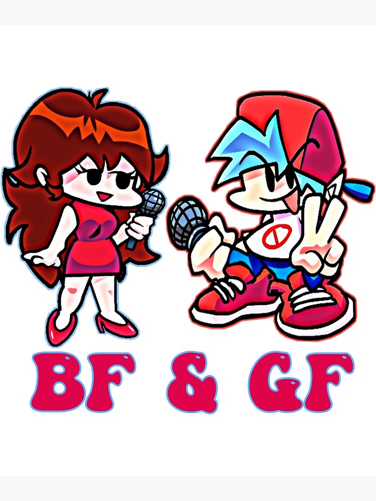 "Fnf boyfriend x girlfriend Friday Night Funkin " Poster by ...
