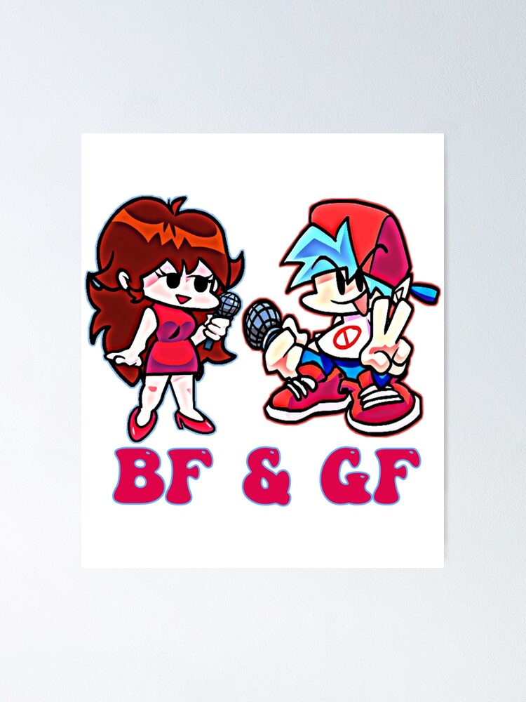 "Fnf boyfriend x girlfriend Friday Night Funkin " Poster by ...