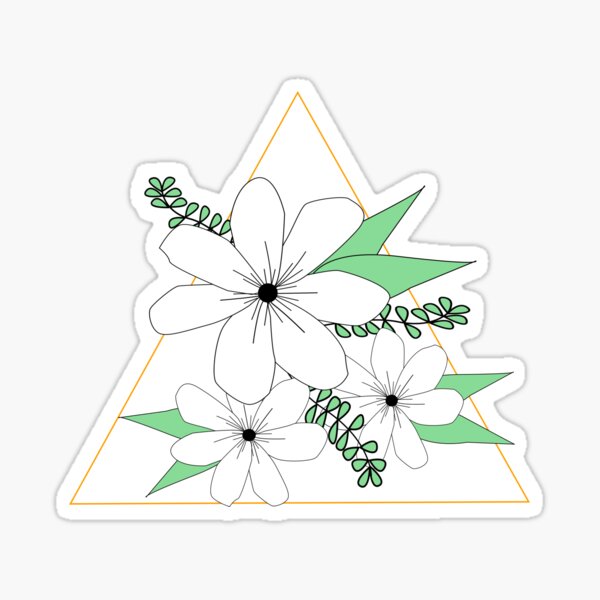 "Flowering vines" Sticker by blissofsoul | Redbubble