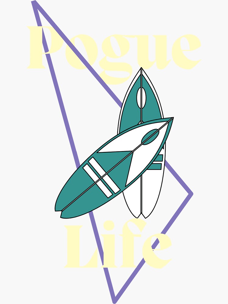 "Pogue Life: Outer Banks" Sticker for Sale by BotanStudio | Redbubble