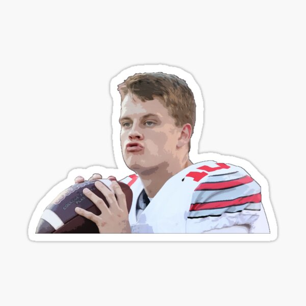 "joe burrow" Sticker by Moe-varga | Redbubble