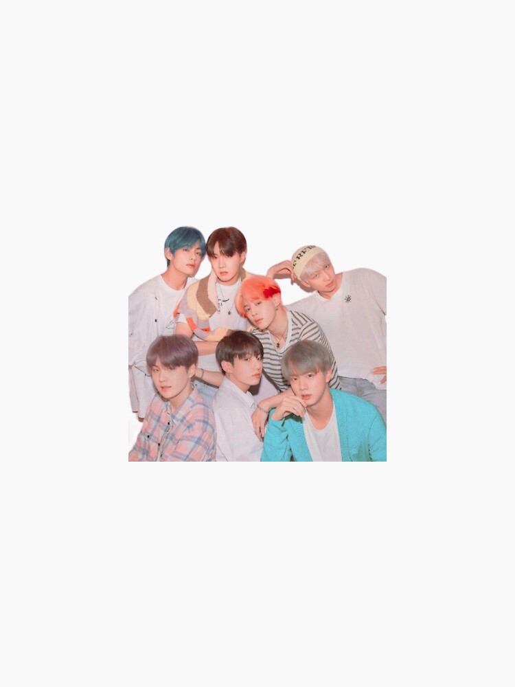"BTS OT7" Sticker by hei-z99 | Redbubble