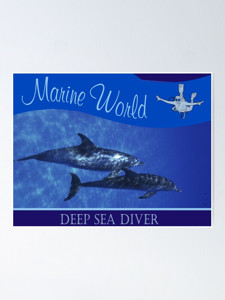 "DEEP SEA DIVER" Poster for Sale by licorish1 | Redbubble