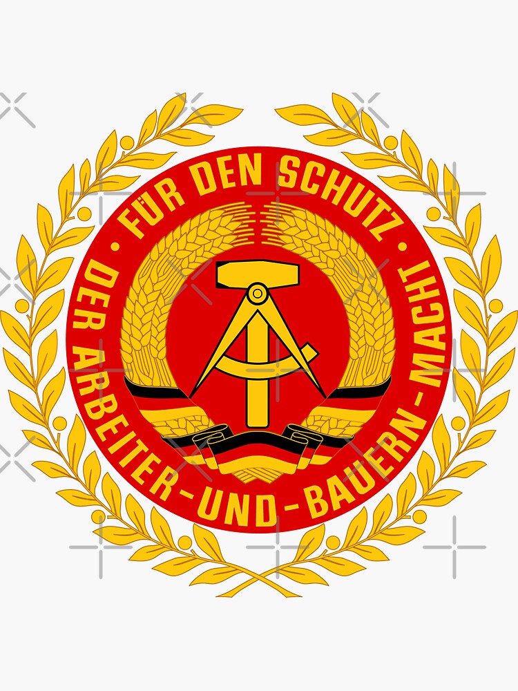 Sticker « Allemagne de l'Est Retro RDA - République démocratique ...
