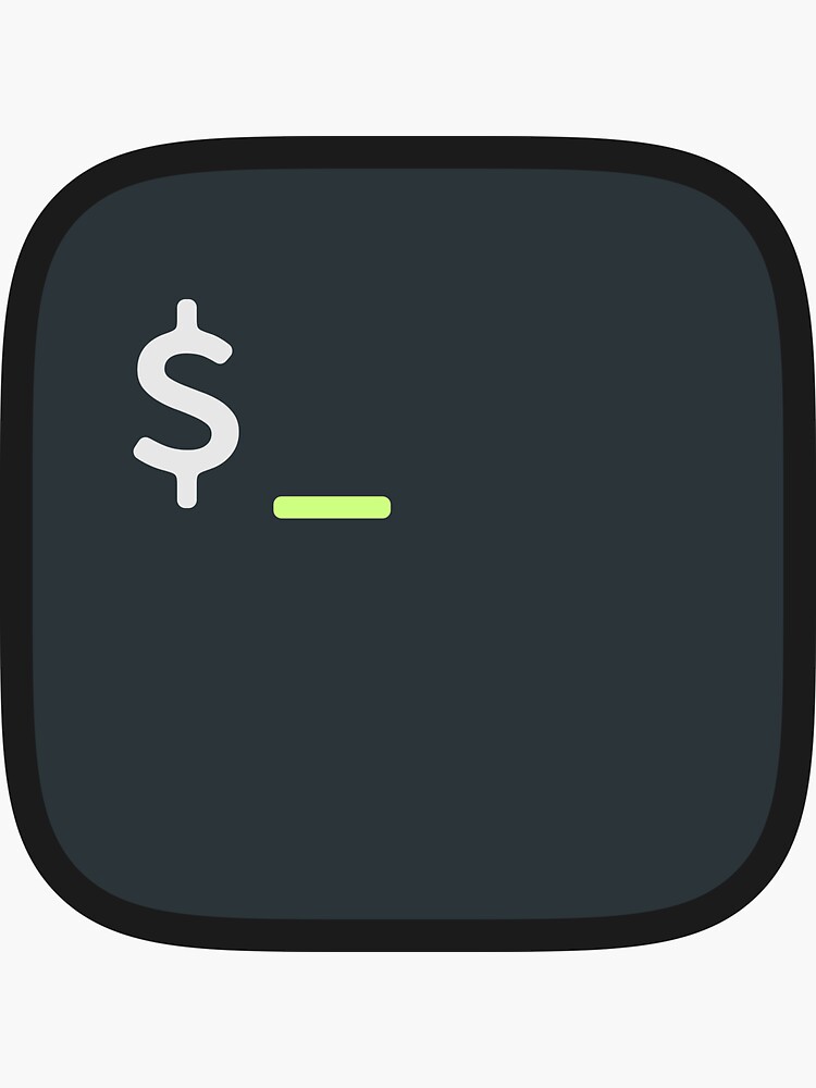 "Linux Terminal - Mac Terminal - Windows Command Line" Sticker for Sale ...