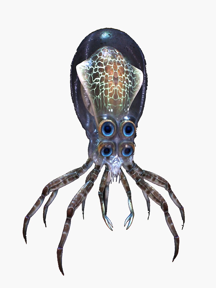 "Subnautica - Crabsquid Classic" Sticker by ThomasBatt | Redbubble