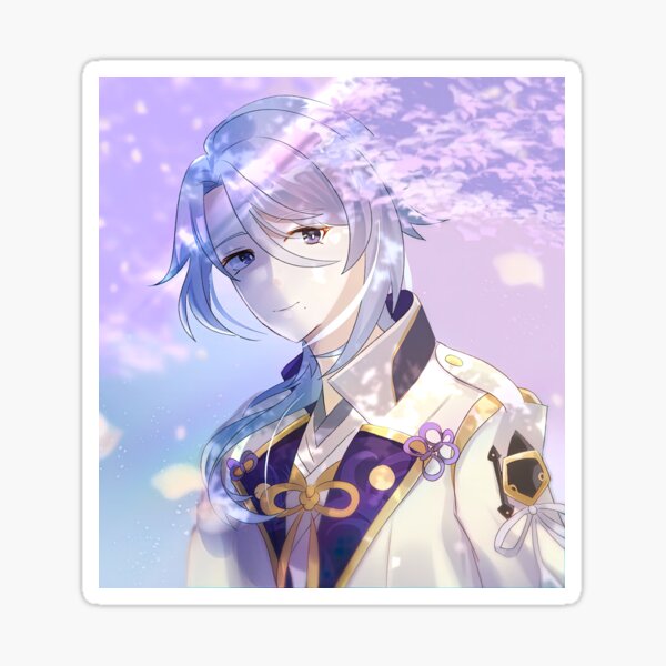 "Kamisato Ayato" Sticker for Sale by saranghandago | Redbubble