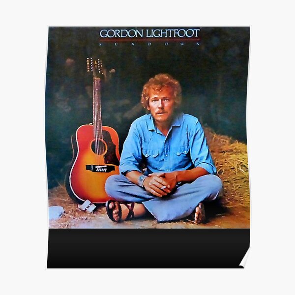 Póster «Álbum del atardecer Gordon Lightfoot Classic» de ThomasBatt ...