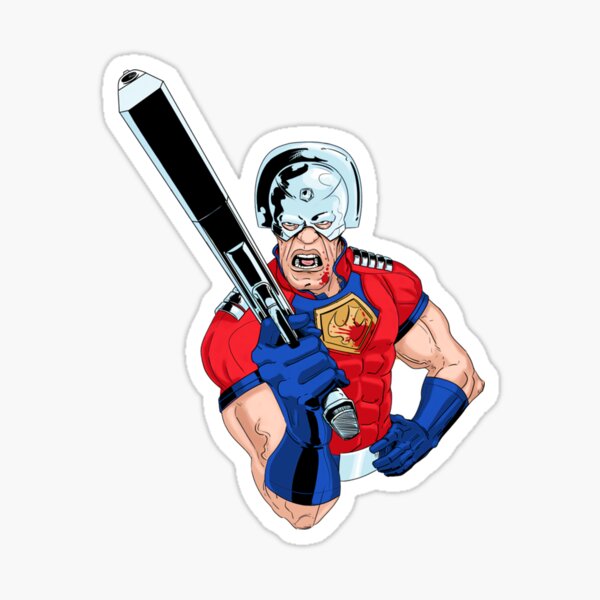 "Peacemaker " Sticker by UvitzPrint | Redbubble