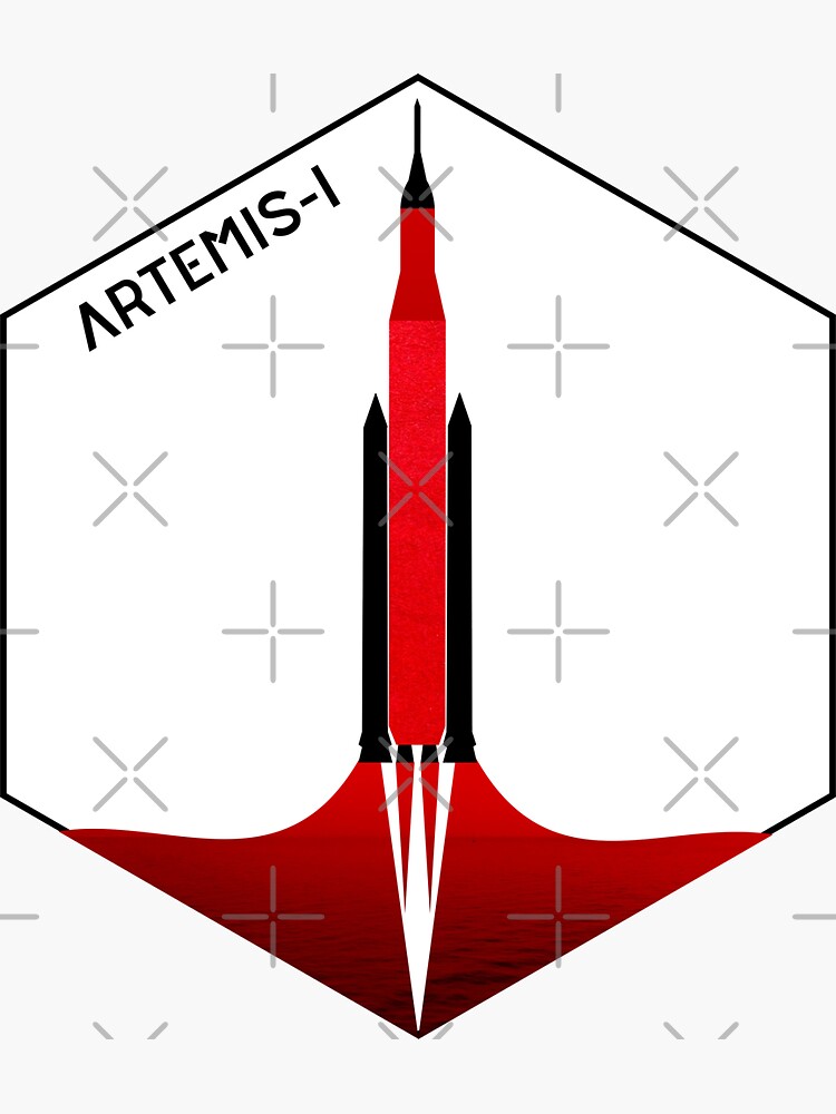 "Artemis 1 Mission Patch" Sticker for Sale by SpaceCuriosity | Redbubble