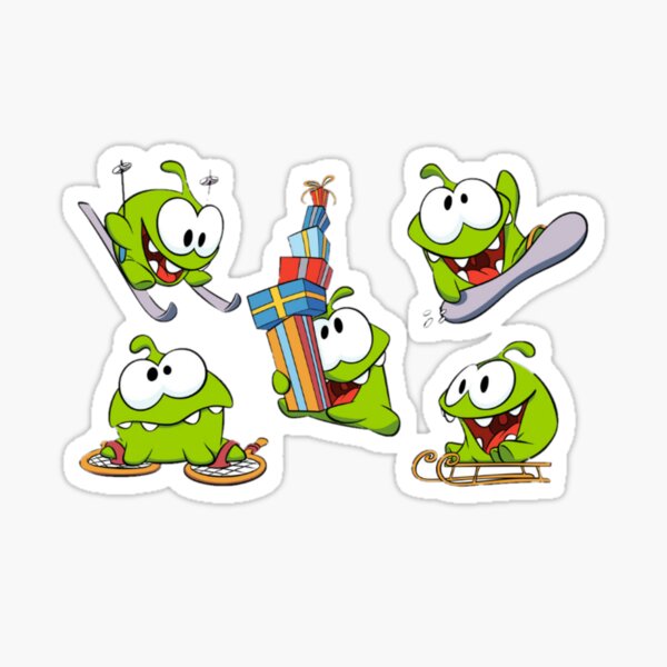 "Cut the ropes cosplay" Sticker by Monaymonay | Redbubble