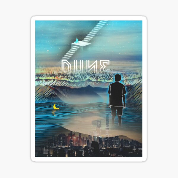 "Man yearning for sand dunes -Outdoors" Sticker by show365 | Redbubble