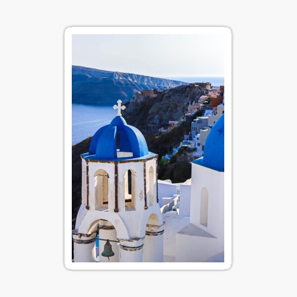 "Santorini" Sticker for Sale by Crom3r | Redbubble