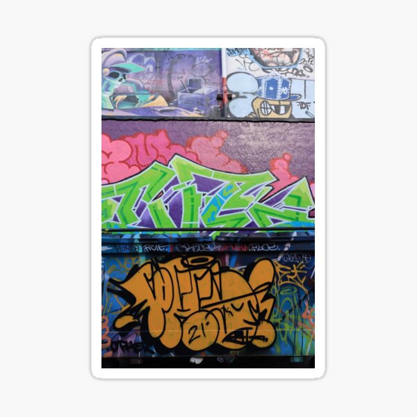 "Street Art" Sticker for Sale by Crom3r | Redbubble