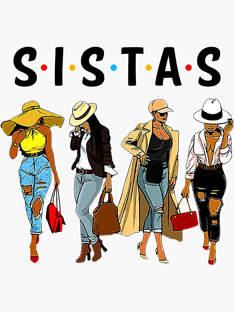 "Black Sistas Queen Melanin African" Sticker for Sale by Xmanino16 ...