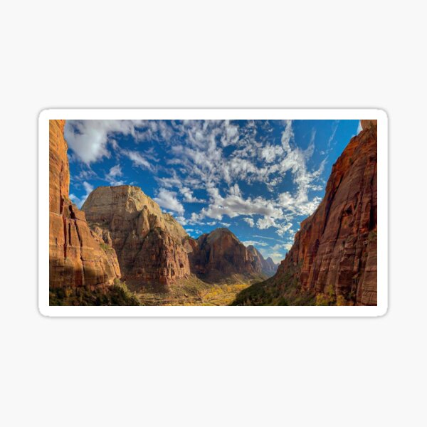 "Angels Landing" Sticker for Sale by Crom3r | Redbubble