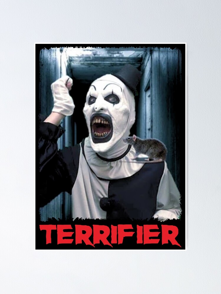 "TERRIFIER" Poster for Sale by sandramurraye | Redbubble