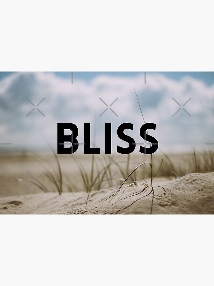 "Bliss" Sticker by BeastBarnett | Redbubble