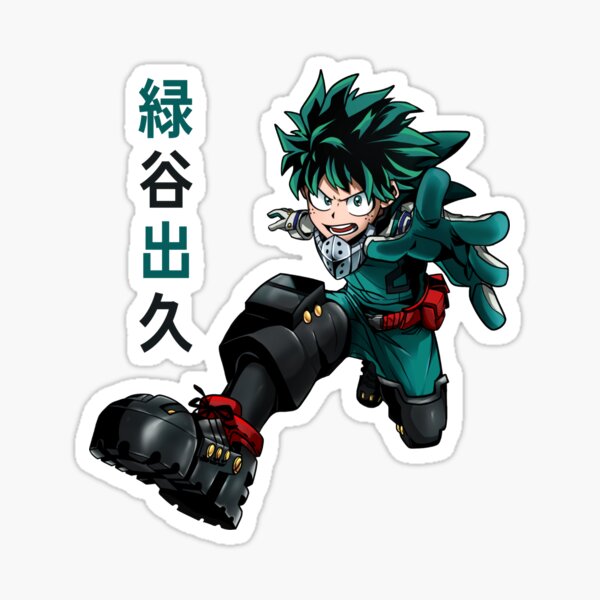 "BNHA Deku " Sticker for Sale by HiruPopOfficial | Redbubble