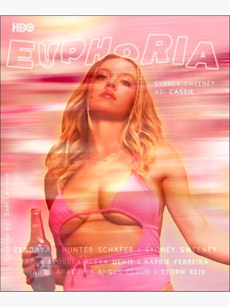 Euphoria Cassie Poster For Sale By Aestheticcothin Redbubble
