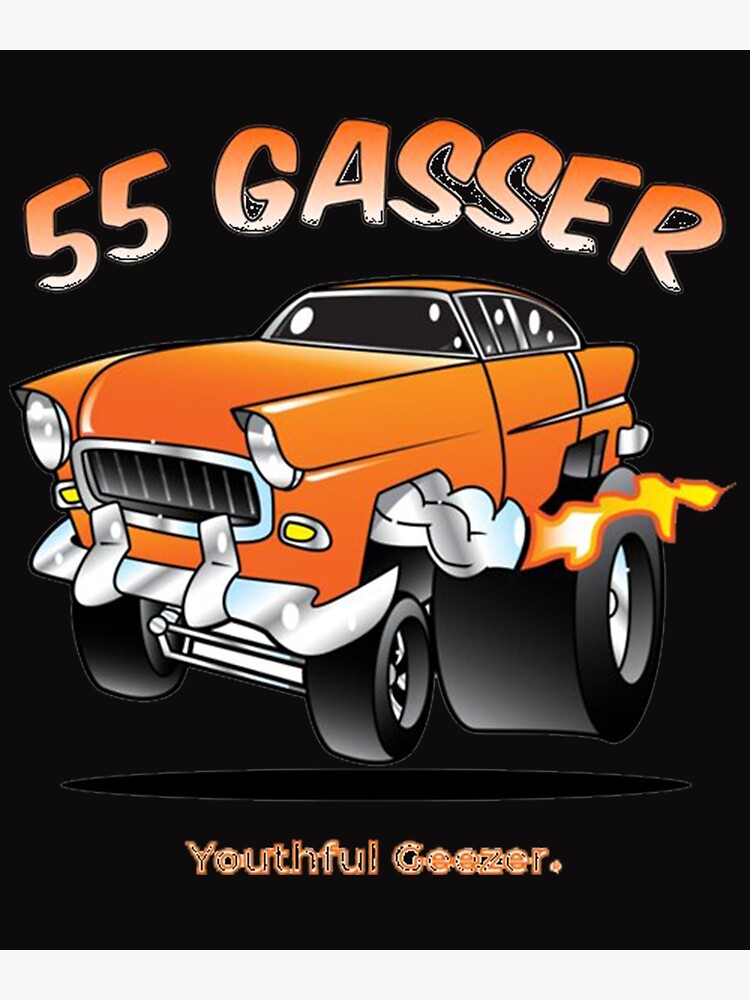 Poster « 55 Voiture de dessin animé Gasser », par MartinDesign87 ...