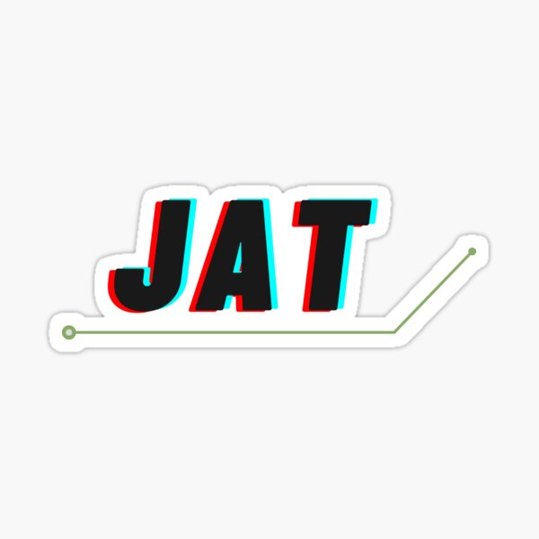 "Jat logo" Sticker for Sale by ToughCookie98 | Redbubble
