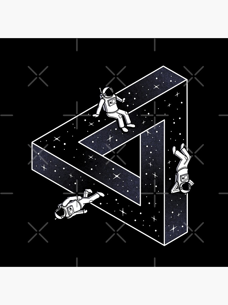 "Astronauts Lost in Space Infinity Triangle" Poster for Sale by Gamma ...