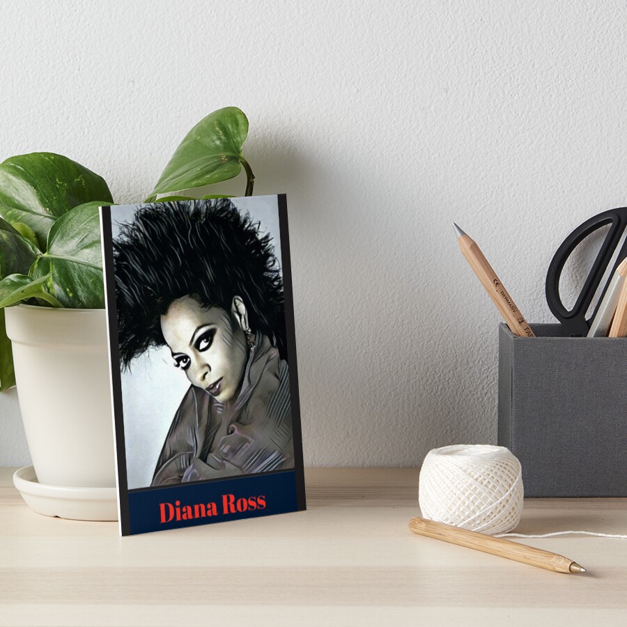 "Diana Ross Pen Draw Effect" Art Board Print by emebanehusted | Redbubble