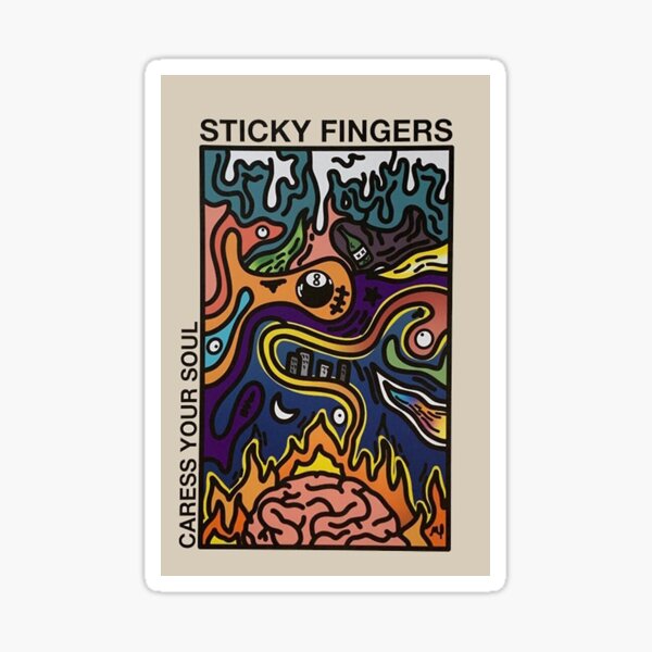 "STIFI Poster Caress Your Soul Poster " Sticker by blancaRaron | Redbubble