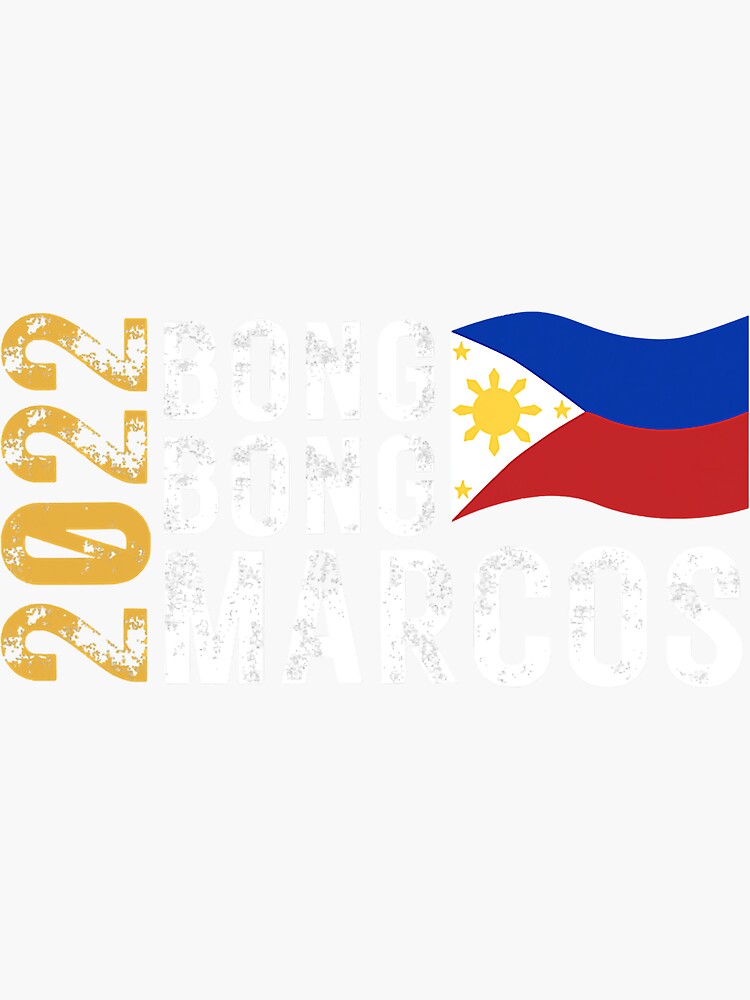 "Bbm 2022 Marcos Bongbong Celebration" Sticker for Sale by Solifella35 ...
