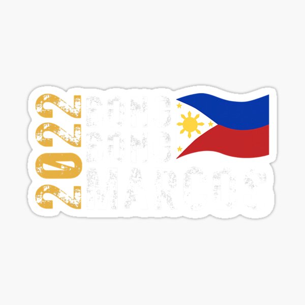 "Bbm 2022 Marcos Bongbong Celebration" Sticker for Sale by Solifella35 ...