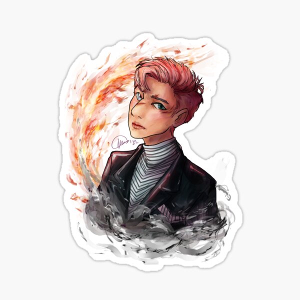 "EXO Obsession Chanyeol " Sticker for Sale by WingInk | Redbubble