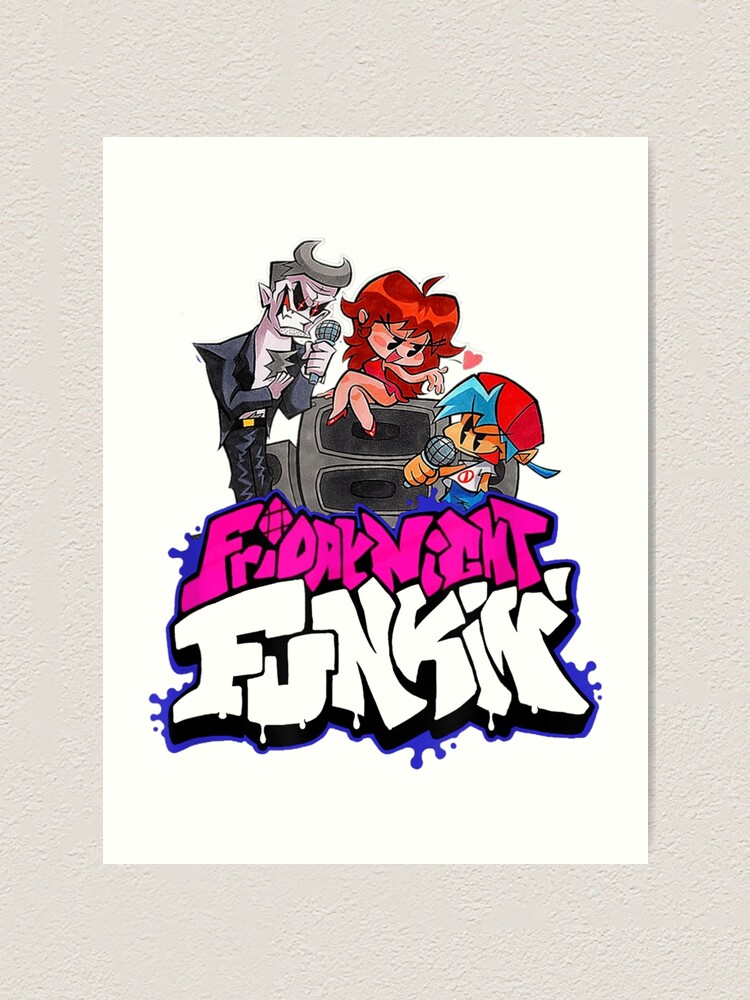 "Friday Night Funkin Battle Rap " Art Print for Sale by toksgavandf ...