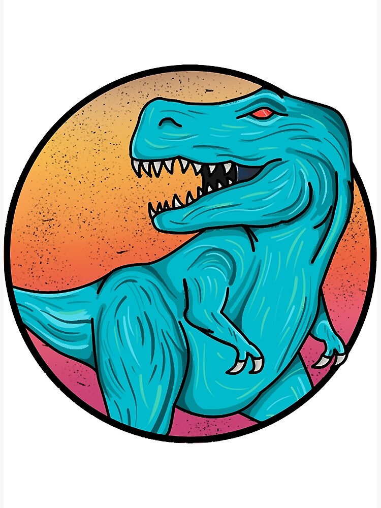 "Blue T-Rex " Poster for Sale by thonejaiden | Redbubble