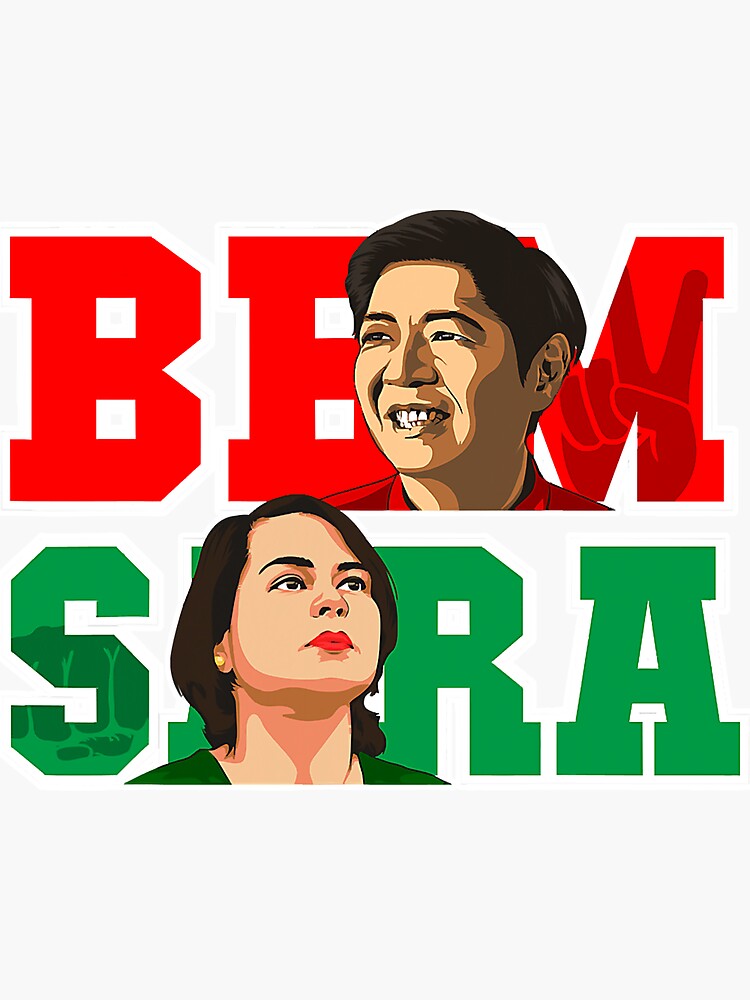 "Bbm Sara 2022 Bong Marcos Duterte" Sticker for Sale by Solifella35 ...