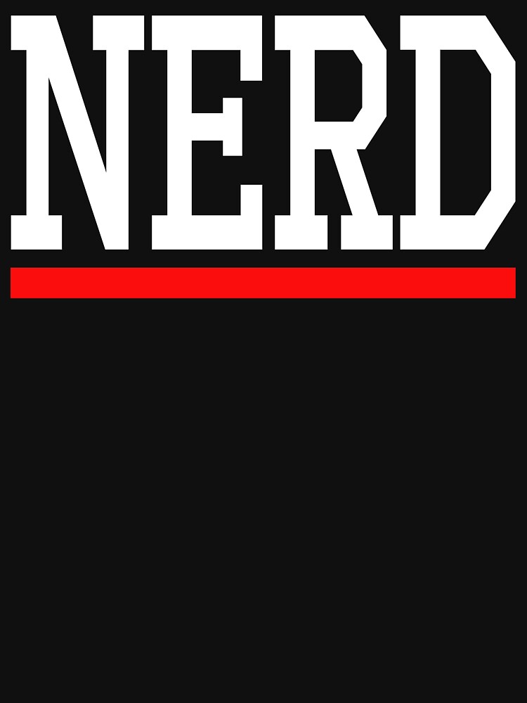 "Nerd Text Typography Funny Comic" T-shirt by FridayFusion | Redbubble