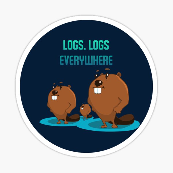 "Log, Logs Everywhere" Sticker by Emoceanly | Redbubble