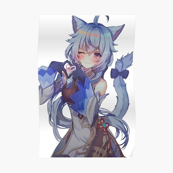 "GaNYA! || Genshin Impact" Poster by AszaAri | Redbubble