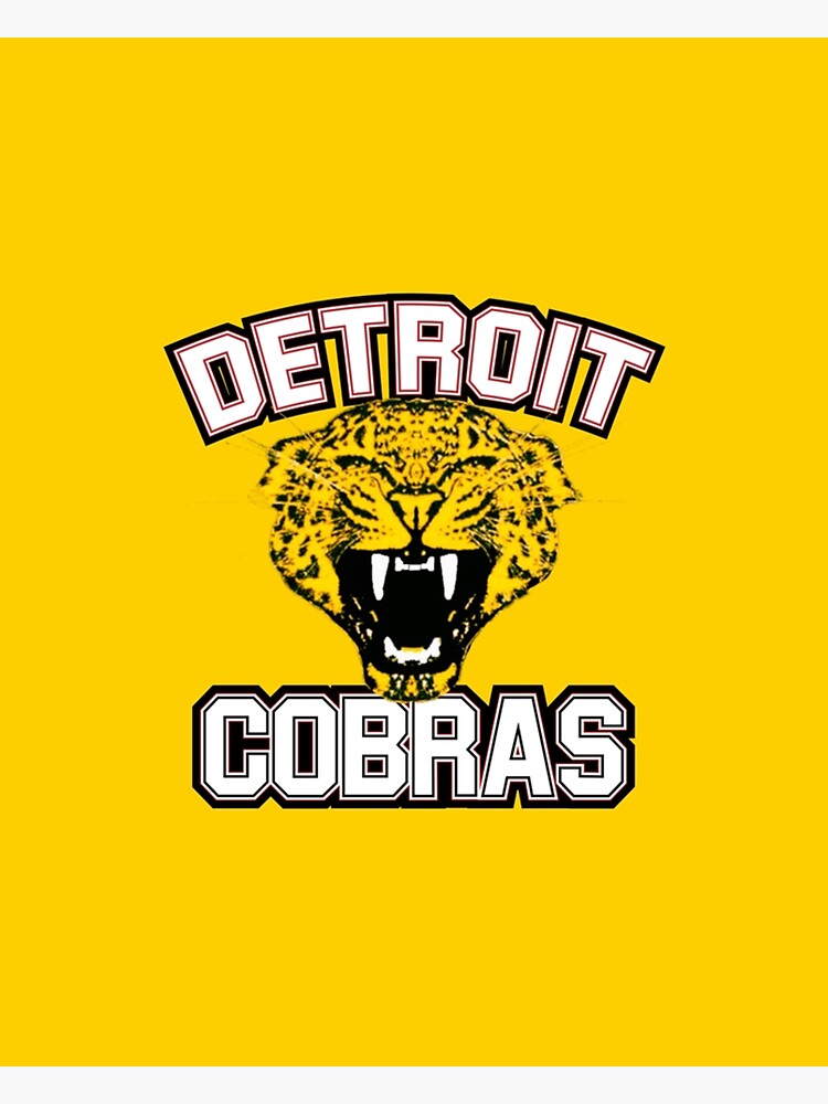 "detroit cobras v3 Graphic . " Sticker by Musclecosplay | Redbubble